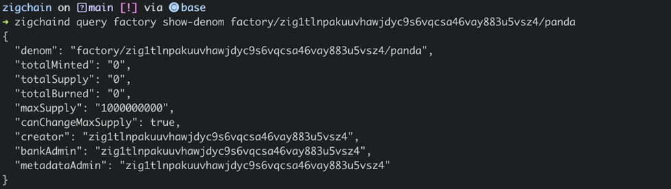 ZIGChain Modules - Factory | ZIGChain