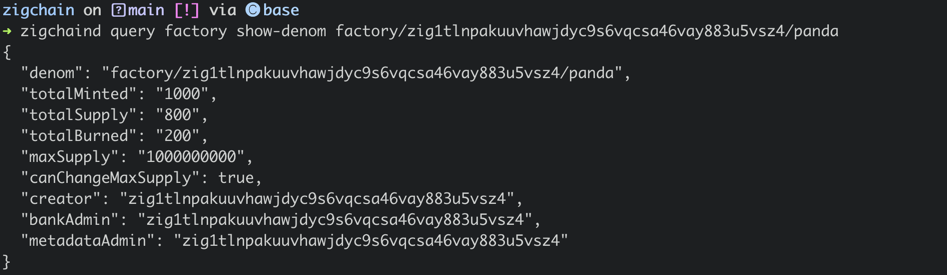 ZIGChain Modules - Factory | ZIGChain