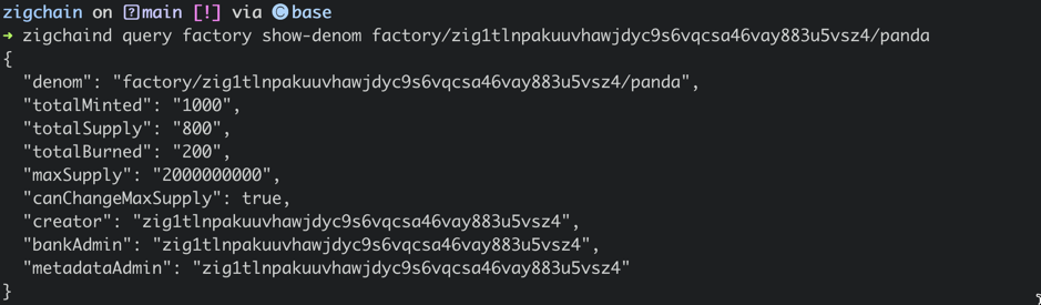 ZIGChain Modules - Factory | ZIGChain